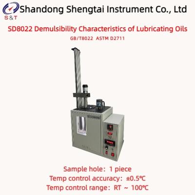 China Lubricating Oil Emulsion Resistance Tester RT ～ 100℃ Timing 0 ～ 99min ASTM D2711 for sale