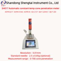 China Asphalt Automatic Constant Temp Cone Penetration Tester 0-700 Cone Pen ASTM D217 for sale