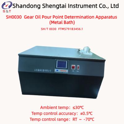 China Gear Oil Pour Point Determination Apparatus RT ～ -70°C Metal Bath SH/T 0030 for sale