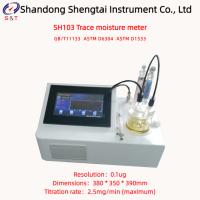 China Crude Oil Trace Moisture Meter Measure 0.00001% ～ 100% Karl-Fischer Method ASTM D6304 for sale