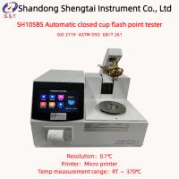 China Crude Oil Automatic Closed Cup Flash Point Tester RT ～ 370℃ Electronic Ignition ASTM D93 for sale