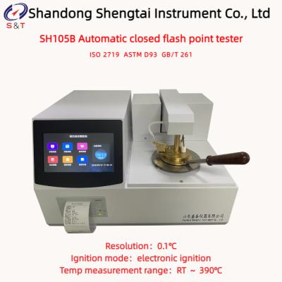 China ASTM D93 Closed Cup Flash Point Tester For Diesel Fuel RT ～ 390℃ StepB Stirring 250±10rpm for sale
