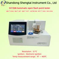 China ASTM D92 Hydraulic Oil Cleveland Open Cup Flash Point Tester Electronic Ignition for sale