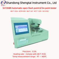 China ISO 2592 Automatic Cleveland Open Cup Flash Point Fire Point Tester RT ～ 400℃ SH106BR for sale