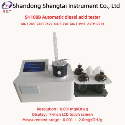 China ASTM D974 Auto Diesel Oil Acid Analyzer RGB Color Sensor 0.001 ～ 2.0mgKOH/G for sale