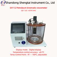 China 4 Holes Diesel Fuel Kinematic Viscometer Analyzer RT - 100℃ Digital Display ASTM D445 for sale