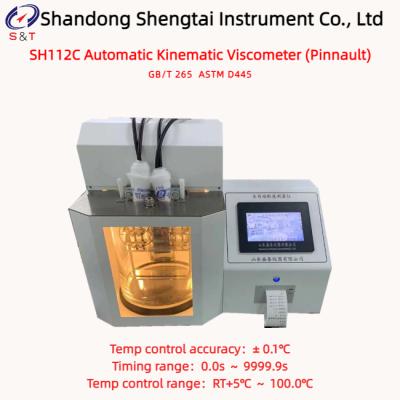 China ASTM D445 Auto Kinematic Viscometer For Gear Oil Measure 0.4 ～ 30000mm²/S Glass Capillary for sale