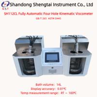 China ASTM D445 Four Holes Full-Auto Kinematic Viscosity For Gear Oil RT ～ 100℃ 14L Bath for sale