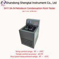 China Dual Holes Transformer Oil Condensation Point Analyzer RT ～ -70°C Alcohol Bath ASTM D97 for sale