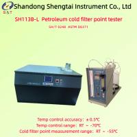 China ASTM D6371 2 Holes Cold Filter Point Analyzer For Diesel Oil Measure RT ～ -55℃ for sale