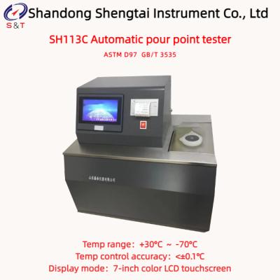 China -70℃ Low Temp Auto Pour Point Meter For Desel Fuel Metal Bath Single Hole ASTM D5950 for sale