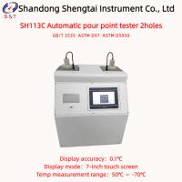 China 2 Channels Automatic Oil Pour Point Measurement Meter 50℃ ～ -70℃ ASTM D5850 for sale