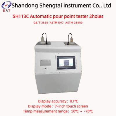 China 2 Channels Automatic Oil Pour Point Measurement Meter 50℃ ～ -70℃ ASTM D5850 for sale