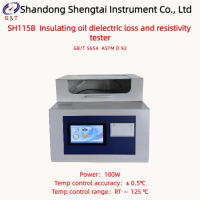 China Insulating Oil Dielectric Loss And Resistivity Tester Capacitance 5pF ～ 200pF ASTM D924 for sale