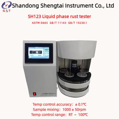 China ASTM D665 Inhibited Mineral Oil In Water Rust-Preventing Characteristics Tester RT ～ 100℃ for sale