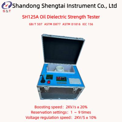 China ASTM D1816 Insulating Oil Breakdown Transformer Oil Withstand Voltage Tester Test AC0 ～ 80KV for sale