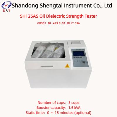 China 3 Cups Voltage Breakdown Tester Output Voltage 0 ～ 80KV Booster 1.5 KVA DL-429.9-91 for sale