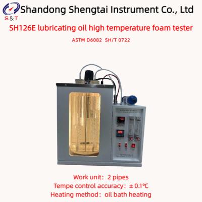 China 2 Pipes Hydraulic Oil Lubricating Oil High Temperature Foam Analyzer Oil Bath Heating ASTM D6082 for sale