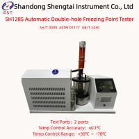 China 2 Holes Automatic Freezing Point Analyzer +30℃ ～ -70℃ Stirring 1200r/Min ASTM D1177 for sale