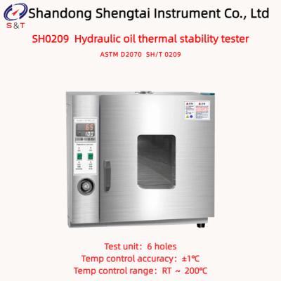 China 6 Holes Hydraulic Fluid Oil Thermal Stability Analyzer RT ～ 200℃ A1-3 Aluminum Ingot ASTM D2070 for sale