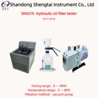 China Hydraulic Oil Filter Tester Analyzer 0 ～ 80℃ Vacuum Pump Filtration Timing 0 ～ 999h SH/T 0210 for sale