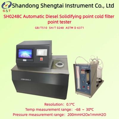 China ASTMD 6371 Cold Filter Plugging Point Solidification Point Tester -68 ～ 30°C Single Hole for sale