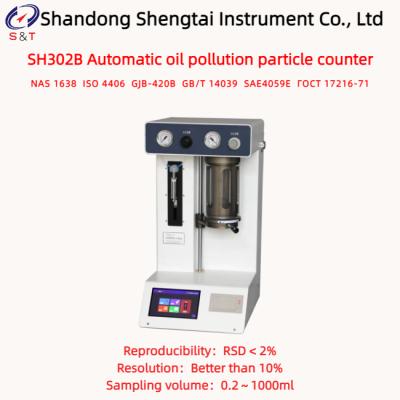 China 16 Channels Automatic Oil Pollution Particle Counter Sample 0.2～1000ml ISO 4406 for sale