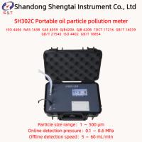China Portable Oil Particle Contamination Analyzer 0 ～ 80℃ Light-Blocking Method ISO 4406 for sale