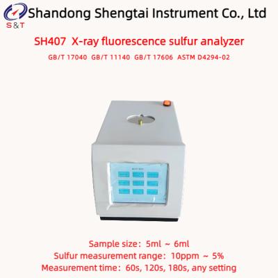 China X-Ray Fluorescence Sulfur Analyzer 10ppm ～ 5% Sample 5ml ～ 6ml ASTM D4294-02 for sale