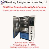 China Oil Rust Prevention Humidity Test Chamber RT ～ 80℃ Test Piece Rack Speed 1/3rpm ASTM D1748 for sale