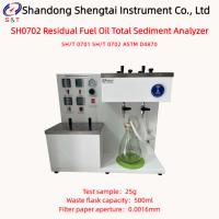 China 2 Units Residual Fuel Oil Total Sediment Analyzer Sample 25g Test Range 0.5% (M/M) ASTM D4870 for sale