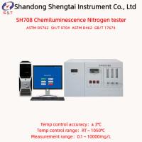 China Ultraviolet Fluorescence Sulfur Nitrogen-In-Oil Analyzer RT～1050℃ Gas Sample 1～5mL ASTM D5453 for sale