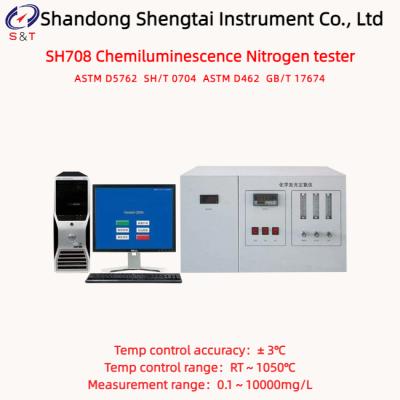 China Ultraviolet Fluorescence Sulfur Nitrogen-In-Oil Analyzer RT～1050℃ Gas Sample 1～5mL ASTM D5453 for sale