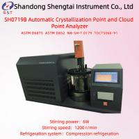 China Single Hole Automatic Crystallization Point And Cloud Point Analyzer Stirring 1200r/Min Astm D852 for sale