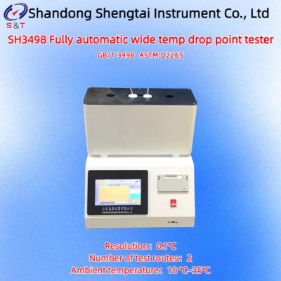 China 2 Holes Fully Automatic Wide Temp Drop Point Analyzer RT ～ 400℃ Liquid Crystal Display ASTM D2265 for sale