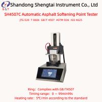 China Automatic Softening Point Analyzer For Coal Tar Pitch RT ～ 200℃ Ring And Ball Mode ASTM D36 for sale