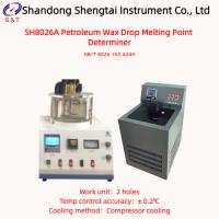 China Dual-Holes Petroleum Wax Drop Melting Point Determiner -10℃ ～ 110℃ Digital Timer Timing ISO 6244 for sale