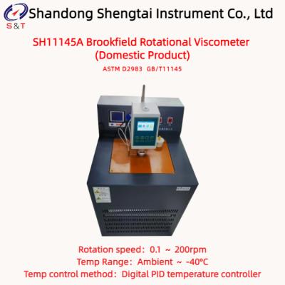China Gear Oil Brookfield Rotational Viscometer Ambient ～ -40°C Rotation Speed 0.1 ～ 200rpm ASTM D2983 for sale