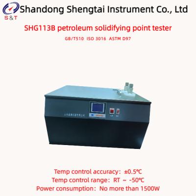 China Dual Holes Dark Color Petroleum Low Temperature Solidification Point Analyzer RT ～ -50℃ ASTM D97 for sale