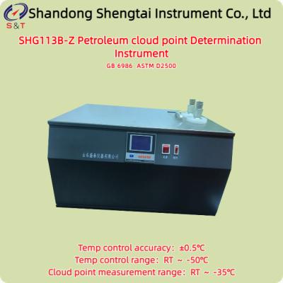 China ASTM D2500 2 Holes Gear Oil Cloud Point Determination Instrument Test Range RT ～ -35℃ for sale