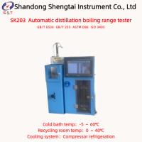 China ASTM D86 Automatic Diesel Distillation Apparatus Boiling Range RT ～ 400℃ Compressor Refrigeration for sale