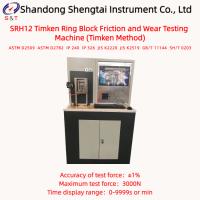 China High Speed Ring-Block Wear Testing Machine RT-100℃ Timken Method 100～3000r/Min ASTM D2509 for sale