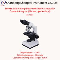 China Gear Oil Mechanical Impurity Content Analyzer 220V Kohler Lighting Binocular SH/T 0336 for sale