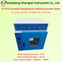 China Constant Temp Holding Viscosity Analyzer Ambient ～ 200℃ EGO Overtemp Power Cut ASTM D3654 for sale