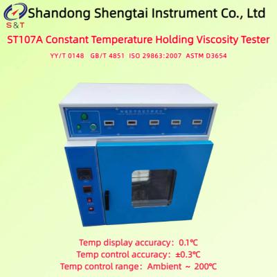 China Constant Temp Holding Viscosity Analyzer Ambient ～ 200℃ EGO Overtemp Power Cut ASTM D3654 for sale