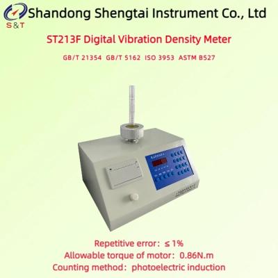 China Digital Vibration Density Meter 500g Sample Amplitude Max 15mm Torsion 0.86N.M ASTM B527 for sale