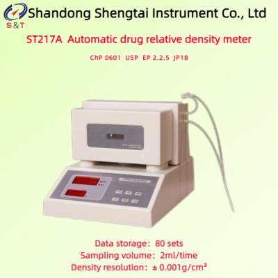China Automatic Medication Relative Density Meter Measure 0.001 ～ 1.999g/Cm³ Data Storage 80 Sets USP<699> for sale