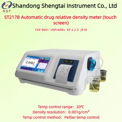 China Touch Screen Auto Medication Relative Density Meter 0.001 ～ 1.999g/Cm³ Temp Control 20℃ EP 2.2.5 for sale