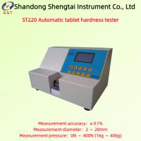 China Medical Digital Auto Tablet Hardness Tester With Printer Measure 10N ～ 400N Diameter 2 ～ 20mm ChP for sale