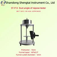 China Dust Angle Of Repose Tester Funnel Taper 60° ± 0.5° 304 Stainless Steel ASTM D6393 for sale